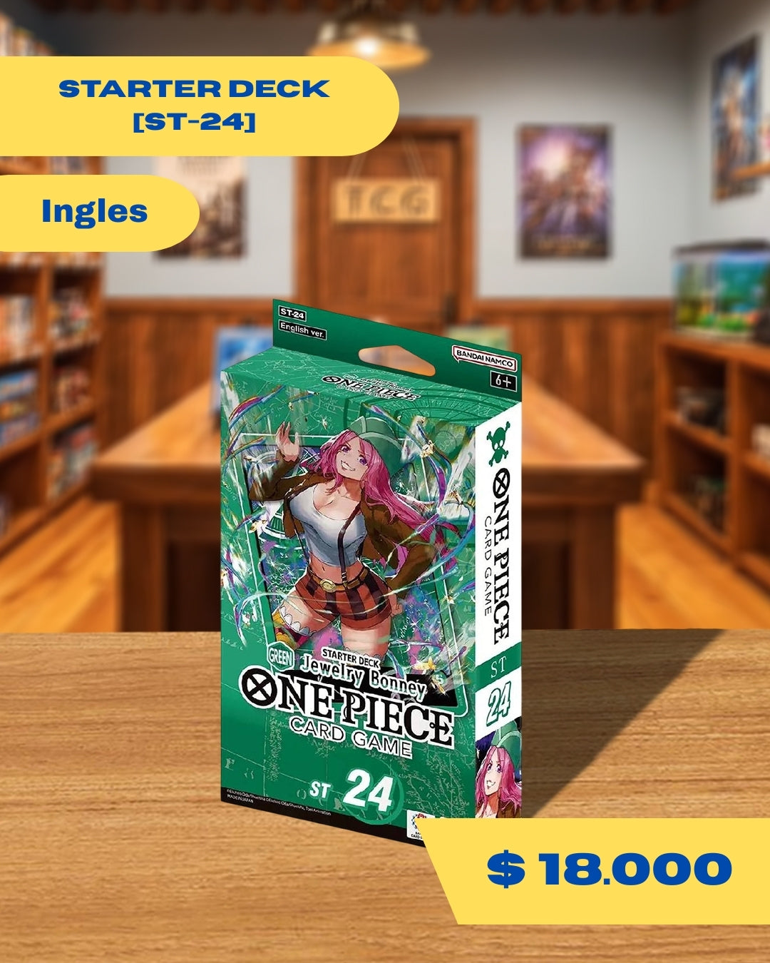 One Piece: ST24 Starter Deck Jewelry Bonney – La Tiendita de Shoyo
